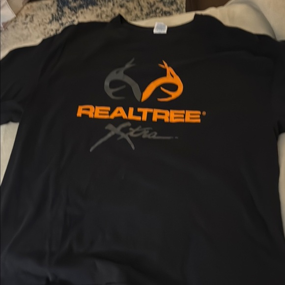 Realtree | Shirts | Realtree Black Orange Short Sleeve Tee Eyecatching ...